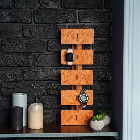 Wood Watch Display Stand Etsy