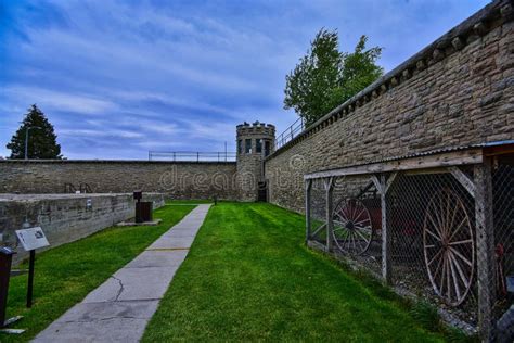 1871 Montana Territorial Prison In Deer Lodge 1912 Cell Block Stock Image Image Of