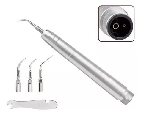 Air Escaler Escariador Dental Neumatico 2 Orificios 3 Tips Meses Sin