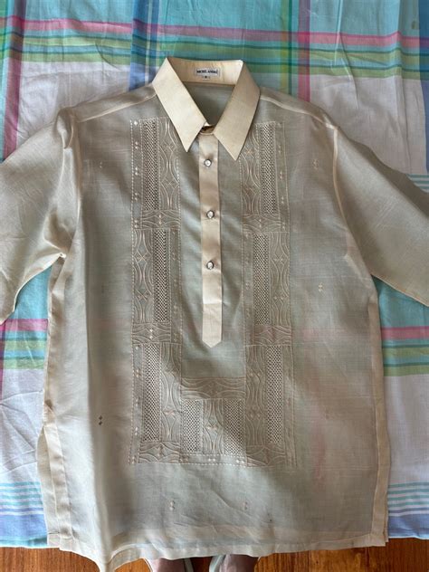 Michael Andre Barong Mens Fashion Tops And Sets Formal Shirts On