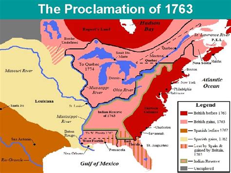 The Proclamation Of 1763 The Proclamation Of 1763