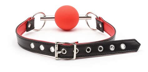 Silicone Ball Gag Red Sexy Curves
