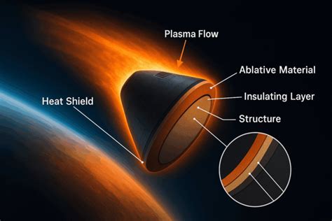 How Heat Shields Protect Spacecraft From Re Entry Burn Aerospace Answers