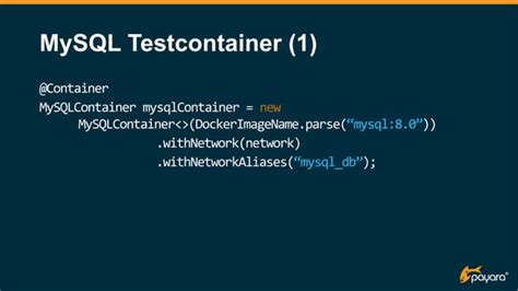 Easy Java Integration Testing With Testcontainers Pptx Databases Computer Software And