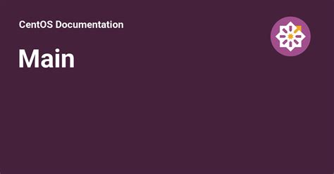 Main Centos Documentation