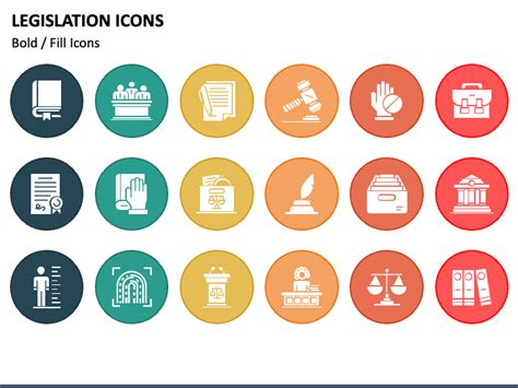 Legislative Bill Icon 95 Law And Legislation Icon Set Flat Icons
