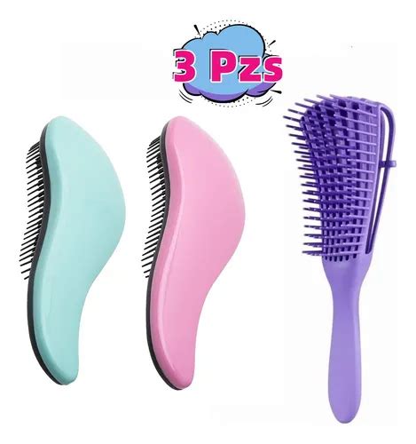3 Cepillo Para Desenredar El Cabello Ideal Para Extensiones Meses Sin Interés