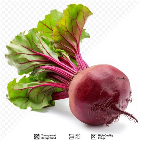 Premium Psd Fresh Beetroot Isolated On White Isolated Background
