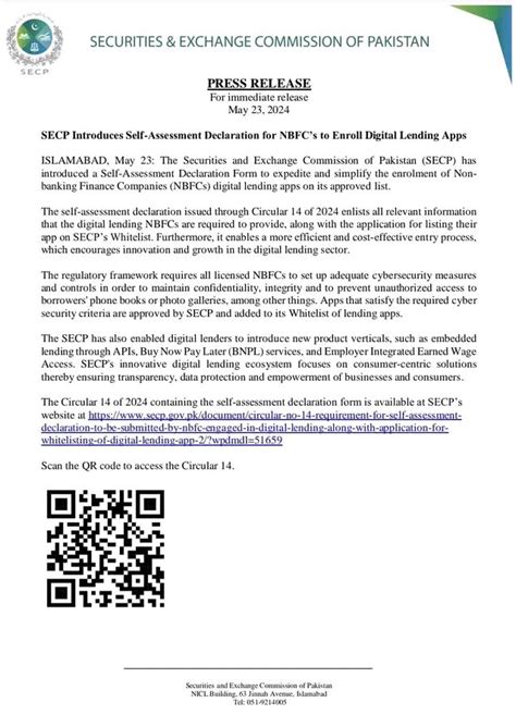 Waseem Abbas On Linkedin Secp Has Introduced A Self Assessment