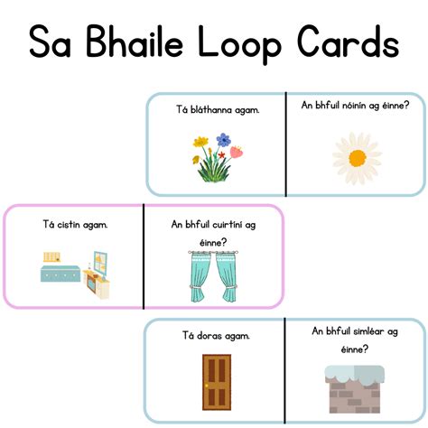 Mash 3rd 4th Class Sa Bhaile Loop Cards