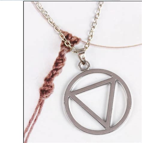 Akatsuki Hidan Ninja Jashin Necklace Trinity Symbol Baptism Catholicis