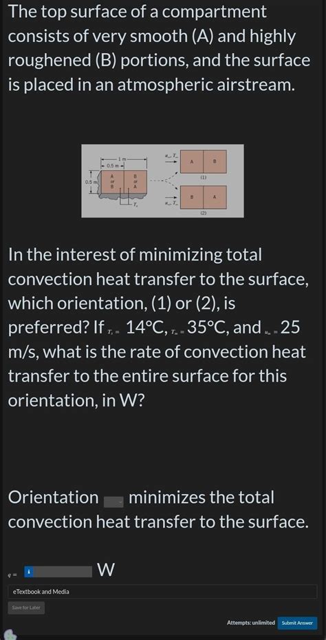 Solved The Top Surface Of A Compartment Consists Of Very