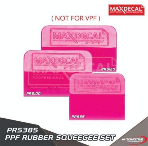 Promo Prs385 Ppf Rubber Squeegee Set Rakel Karet Applicator Premium