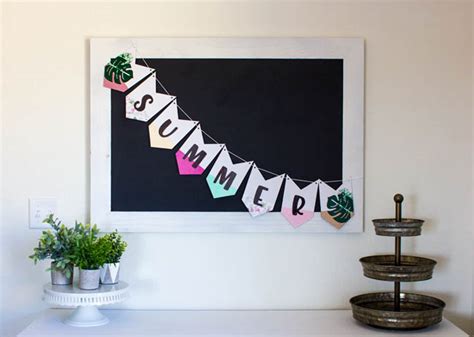 Diy Tropical Summer Banner The Font Bundles Blog