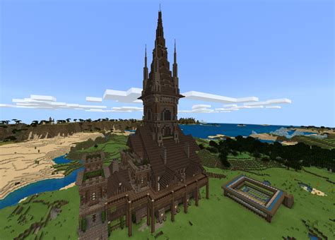 Medieval Castle With With A Nice Texture Pack Rminecraftbuilds