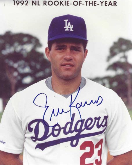 Autographed Eric Karros 8x10 Los Angeles Dodgers Photo Main Line Autographs