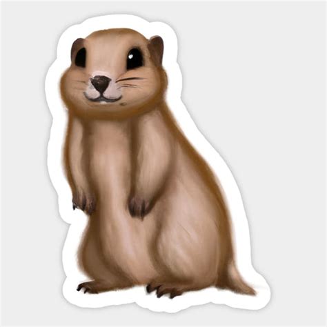 Cute Gopher Drawing Gopher Sticker Teepublic