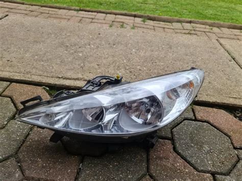 PEUGEOT 207 CC Headlights 2007-2015 Non Projector Headlamps 1 Pair Left ...