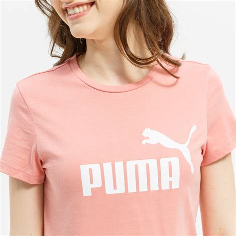 Puma T Shirt Ess Logo S 586775 63 Różowy Damskie Koszulki 50 Style