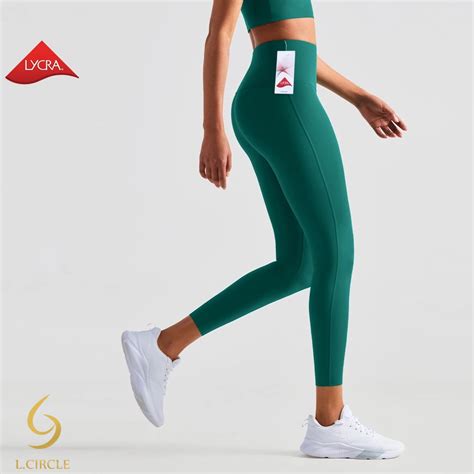 【l Circle】 Lycra Nude Feeling No Camel Toe Ladies Yoga Pants Leggings