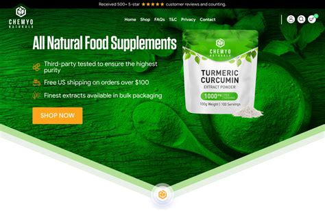 Homepage Chemyo Naturals