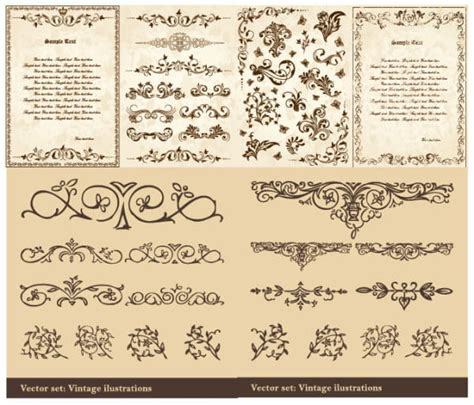 European Classical Pattern Vector Material Eps Uidownload