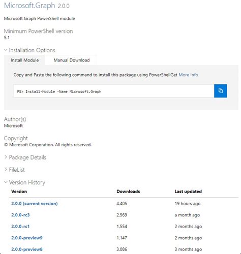 microsoft graph powershell module 2 0 0 ga released icewolf blog