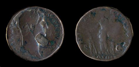 Roman Empire Hadrian 117 138 Ad Sestertius