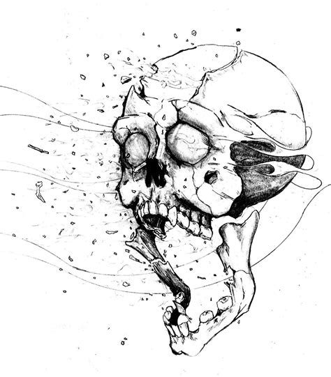 Exploding Skull Artwork