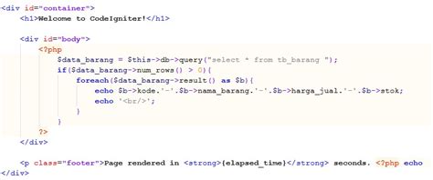 Cara Menampilkan Data Dari Database Dengan Codeigniter Codeigniter Praktis