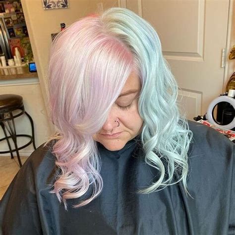 50 Sweet And Colorful Cotton Candy Hair Ideas To Try Now Hair Motive