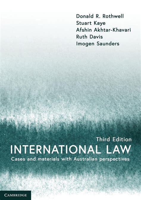 International Law Cases And Materials With Australian Perspectives 3rd