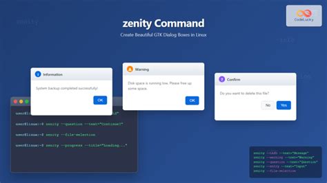 Dialog Command Linux Create Interactive Text Based User Interfaces