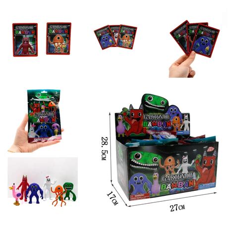 Pcs Set Garten Of Banban Figure Toy Blind Bag Collectible Display Box Cartoon Doll Model