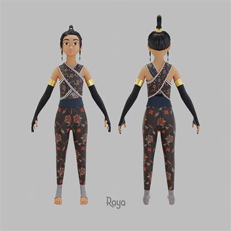 Raya Beautuiful Character 3d Model Cgtrader
