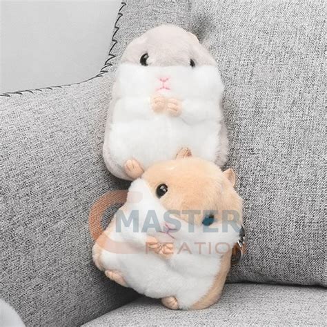 Fluffy Hamster Doll Plush Hamster Doll Cute Hamster Toy Master
