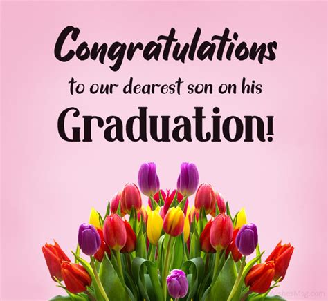 Graduation Wishes And Congratulations Messages For Son
