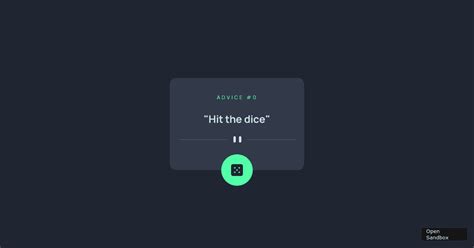 Fm Advicegenerator Codesandbox