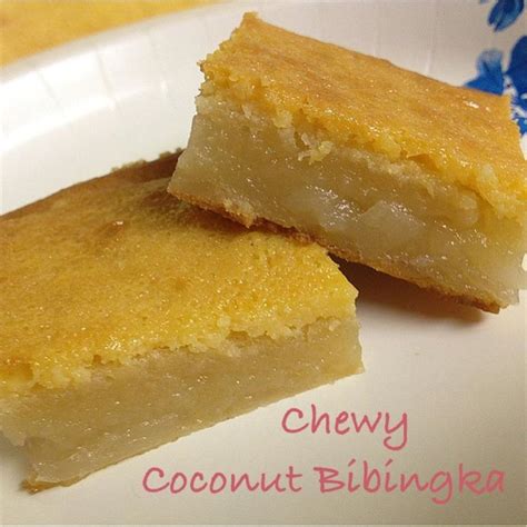 Chewy Coconut Bibingka Filipino Rice Cake Recipe