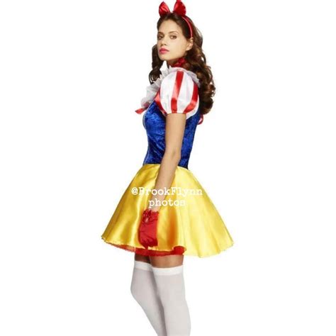 💙 ️ladies Sexy Snow White Costume Adult Fairytale Depop