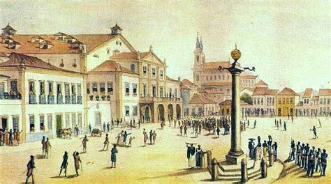 Jean Baptiste Debret View Of Royal Theatre Of Saint John In Rio De