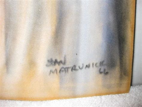 Art Work Stan Matrunick 1966 Pastel On Canvas Shaman Swami Seer Psychic Vintage 1887618308