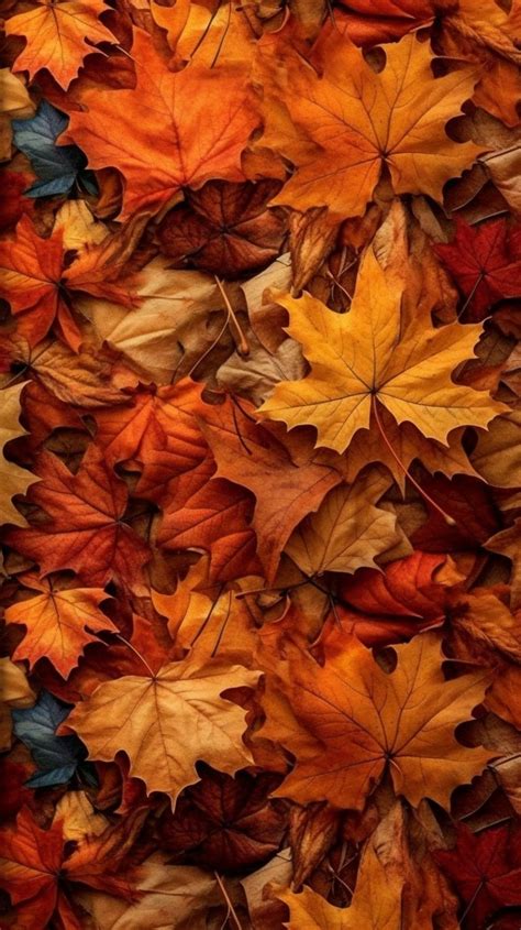 Beauty Orange Autumn Leaves 🍁 Fall Wallpaper Desktop Wallpaper Fall Autumn Leaves Wallpaper