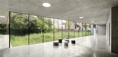 Glass Walls Create Visual Connection Between Strasbourg Sports Hall And