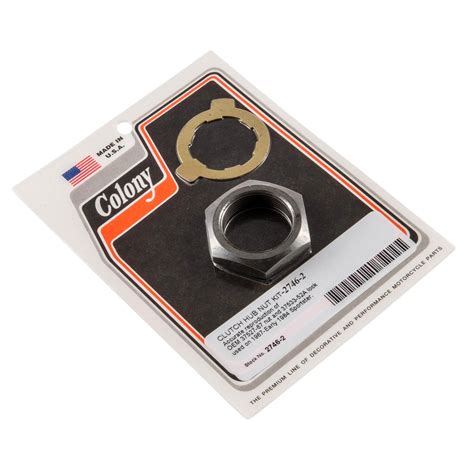 Colony Machine 2746 2 Clutch Hub Nut Kit 1967 1984 Harley Davidson