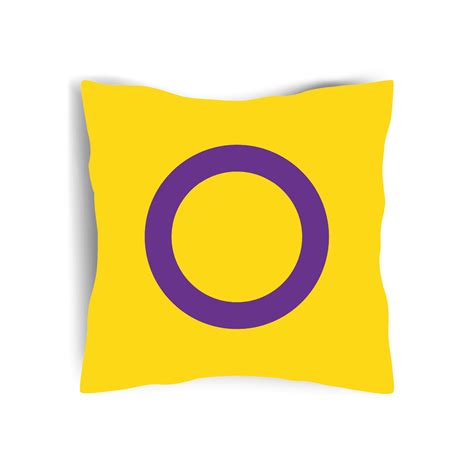 Intersex Pride Cushion Flags And Flagpoles