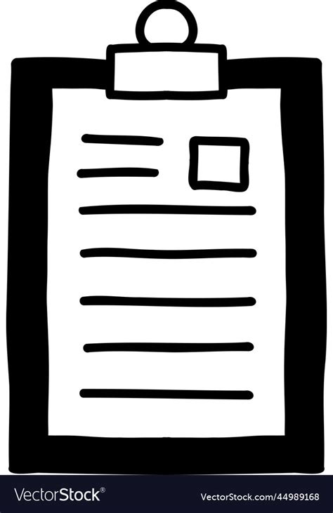 Hand Drawn Report Royalty Free Vector Image Vectorstock