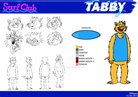 Tabby Model Sheet V2 By Bluebottleflyer On Deviantart