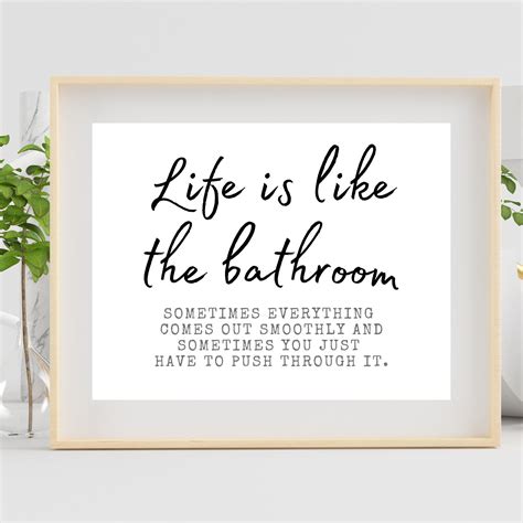 Bathroom Quotes Prints