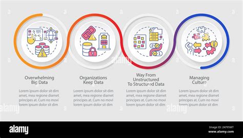 Data Management Challenges Loop Infographic Template Stock Vector Image And Art Alamy